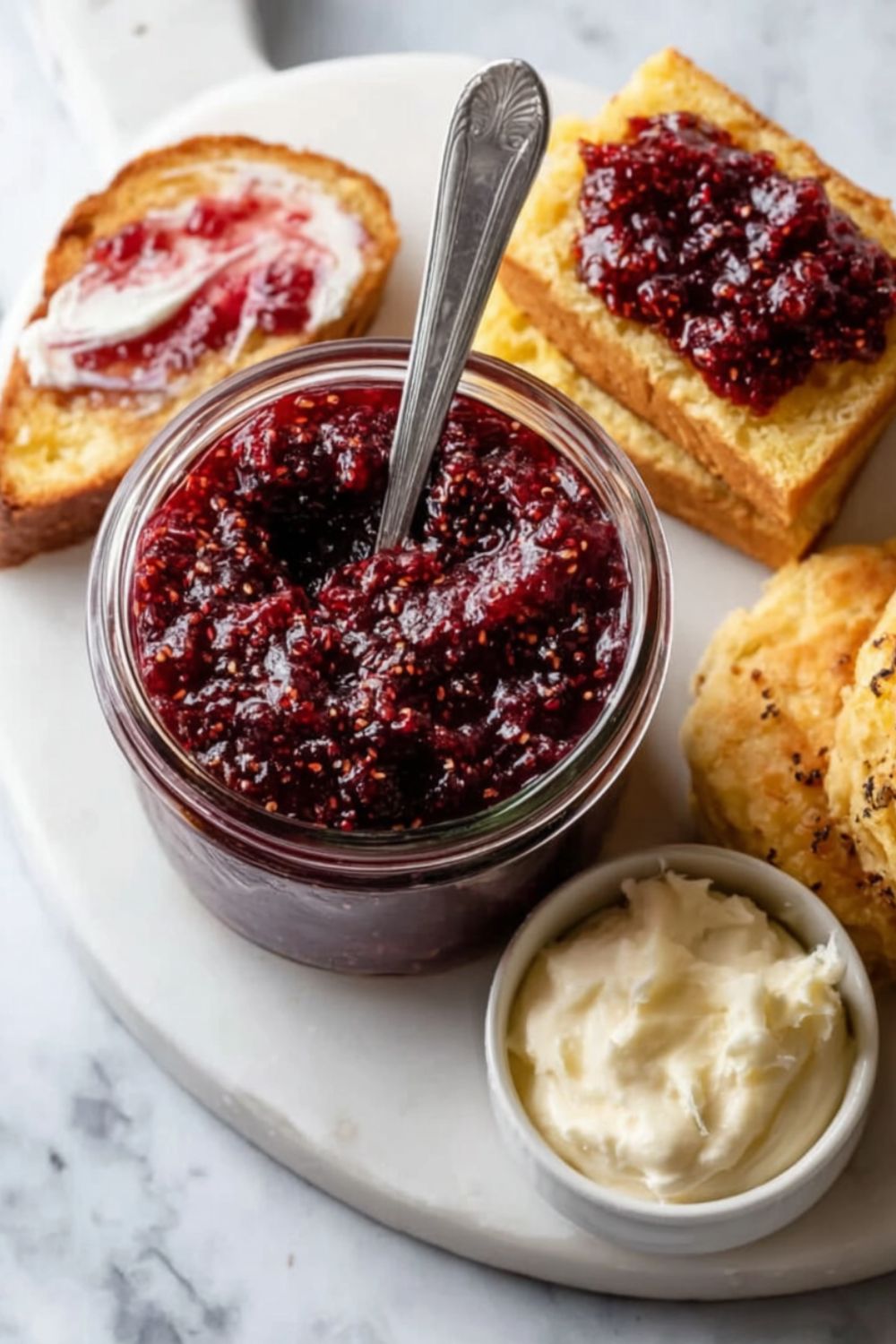 Chia Cranberry Jam Recipe - Marry Kitchen