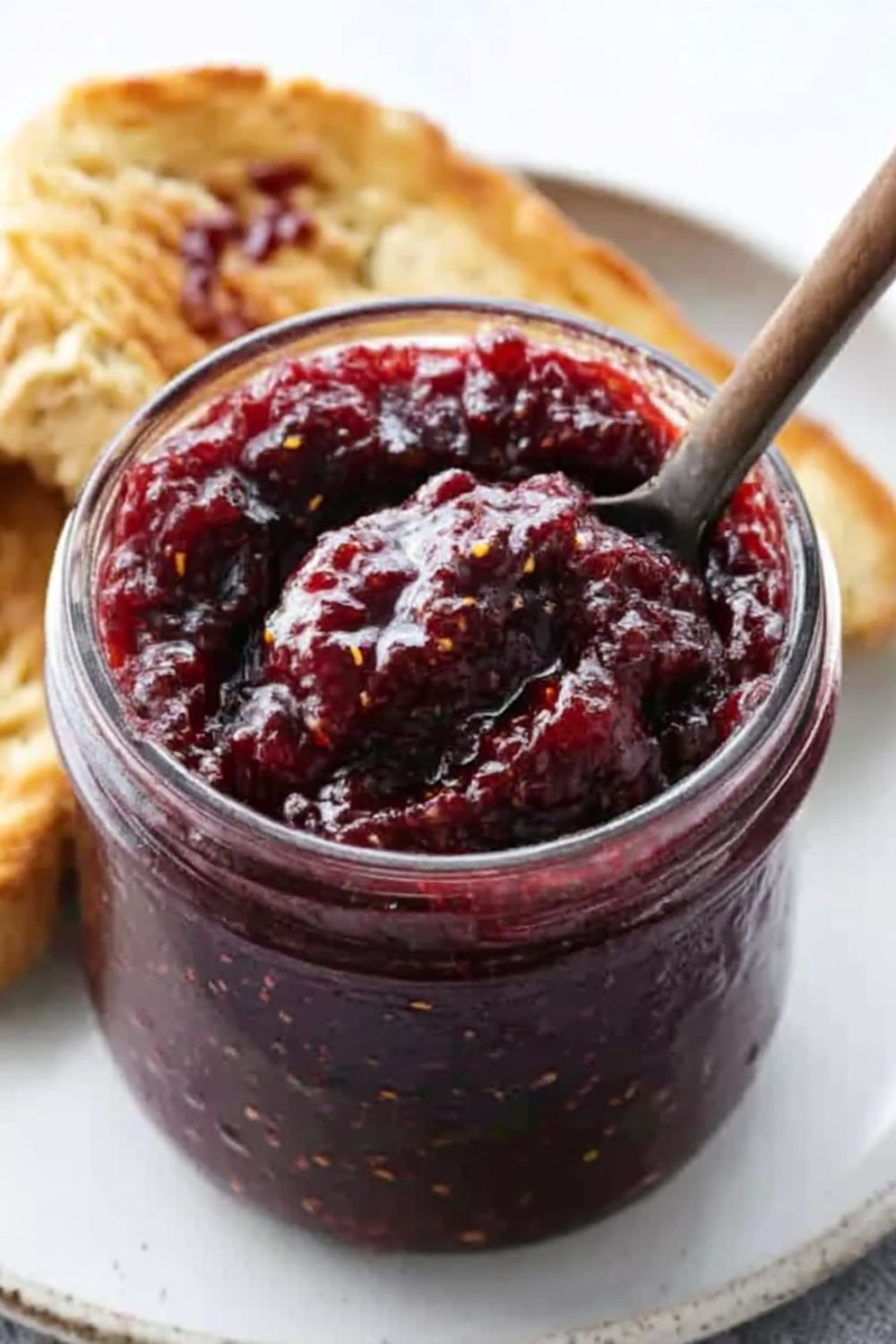 Chia Cranberry Jam Recipe - Marry Kitchen