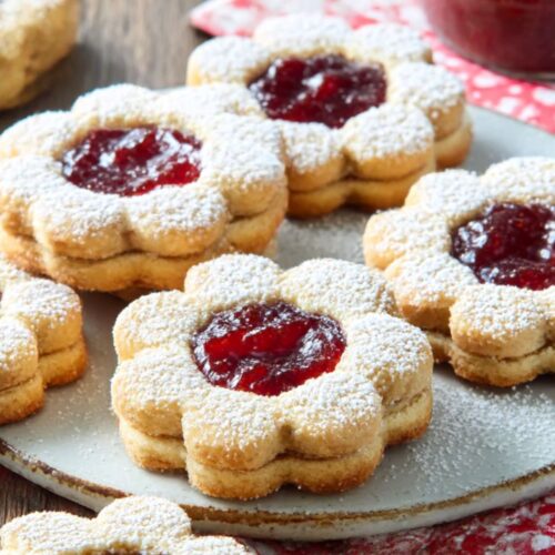 Almond-Raspberry Thumbprint Cookies Recipe - Marry Kitchen