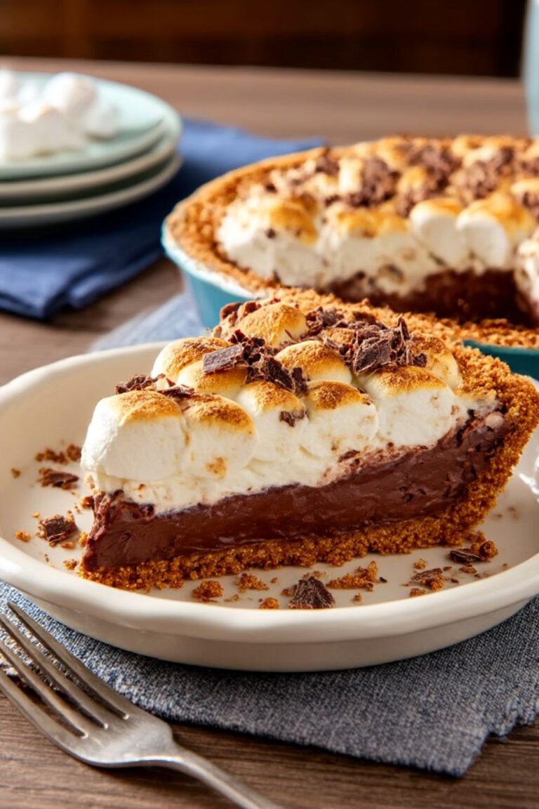 S'mores Pie Recipe - Marry Kitchen