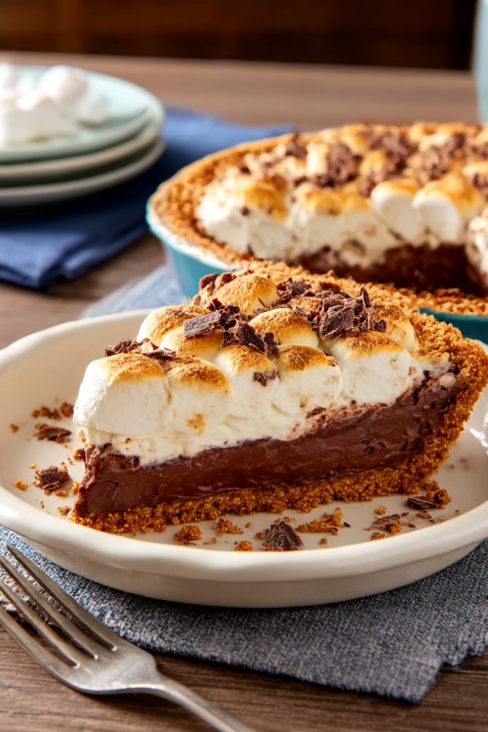 S'mores Pie Recipe - Marry Kitchen