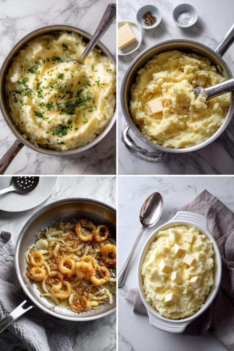 Baked Mashed Potatoes with Crispy Shallots Recipe - Marry Kitchen
