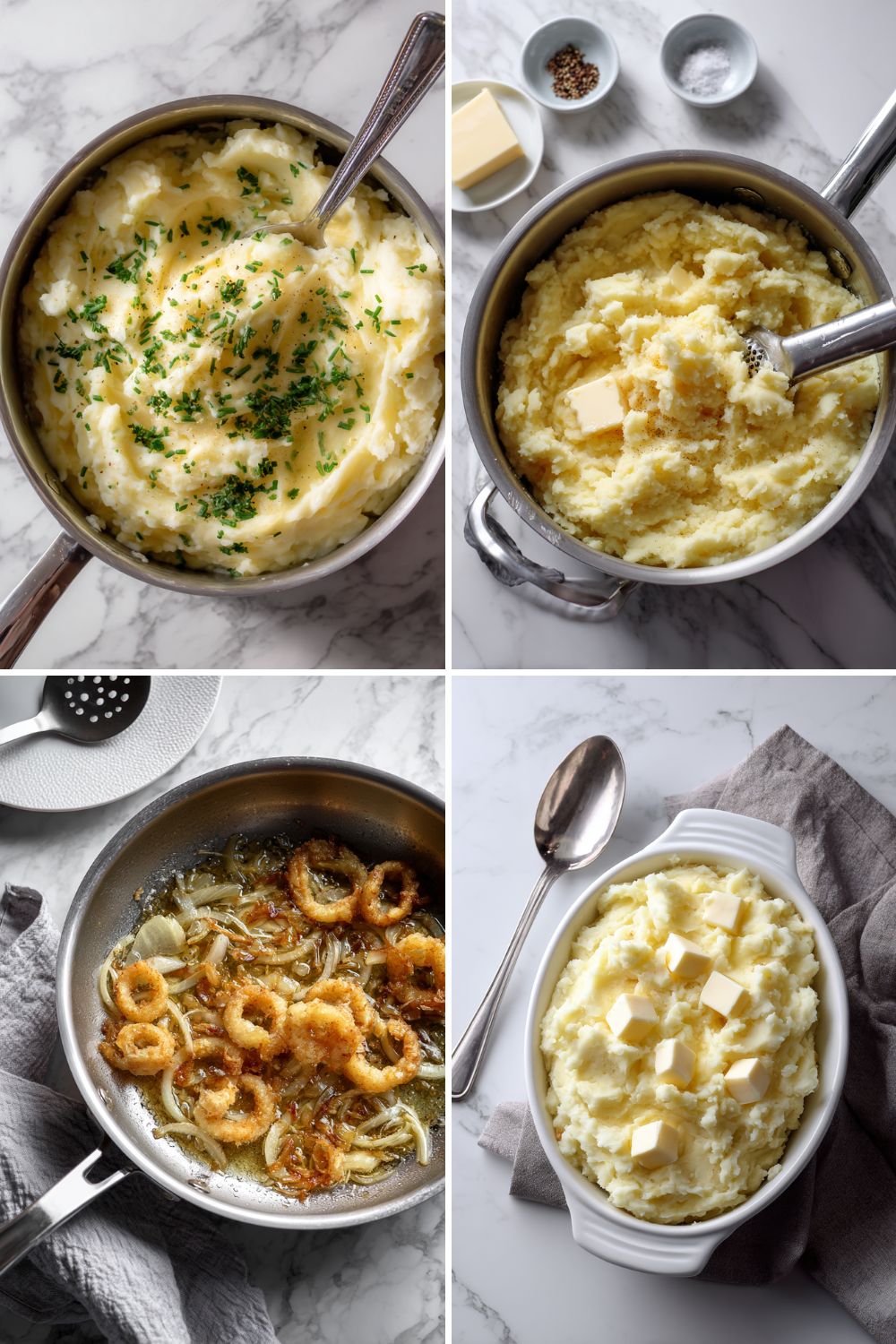 Baked Mashed Potatoes with Crispy Shallots Recipe - Marry Kitchen