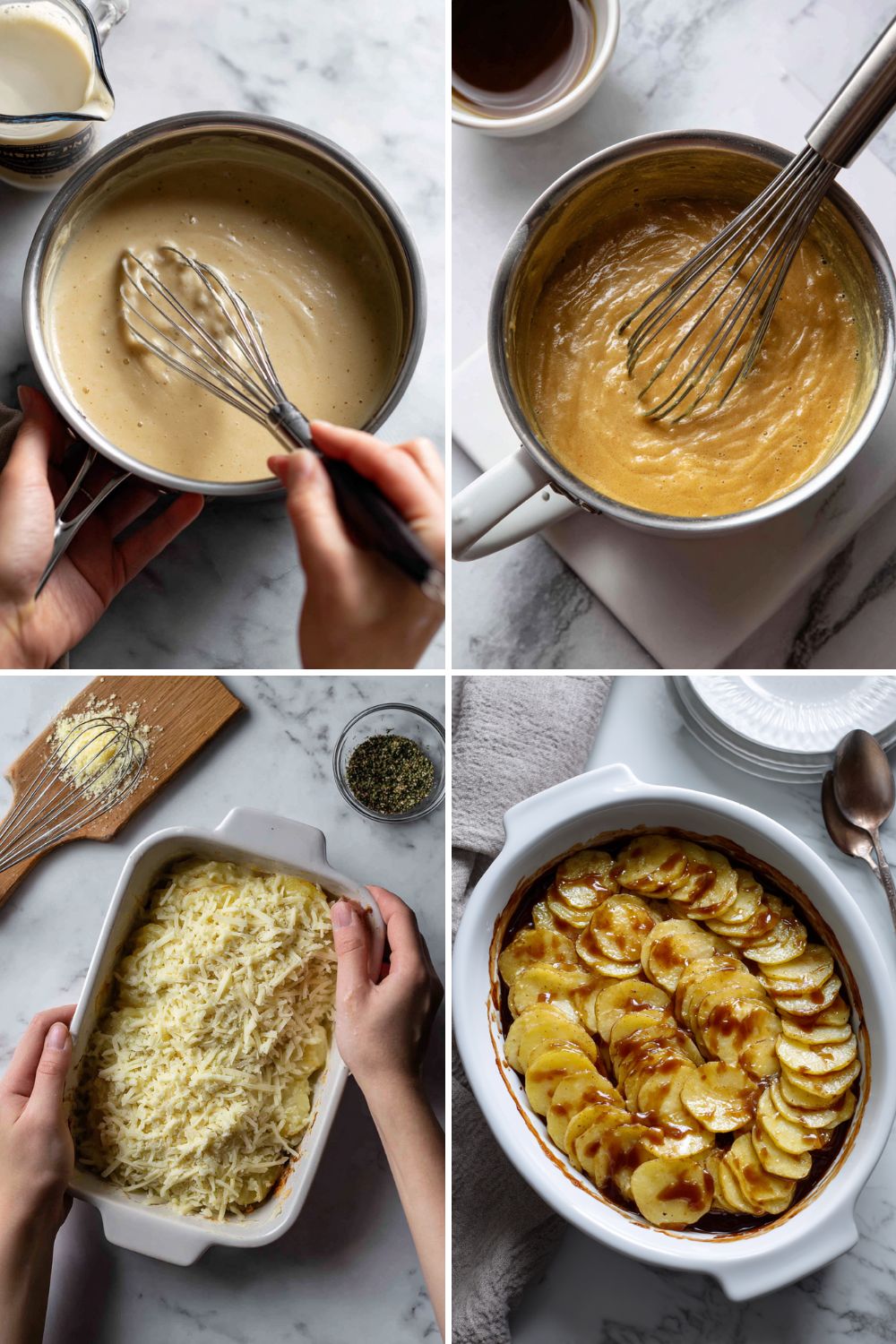 French Onion Scalloped Potatoes Recipe - Marry Kitchen