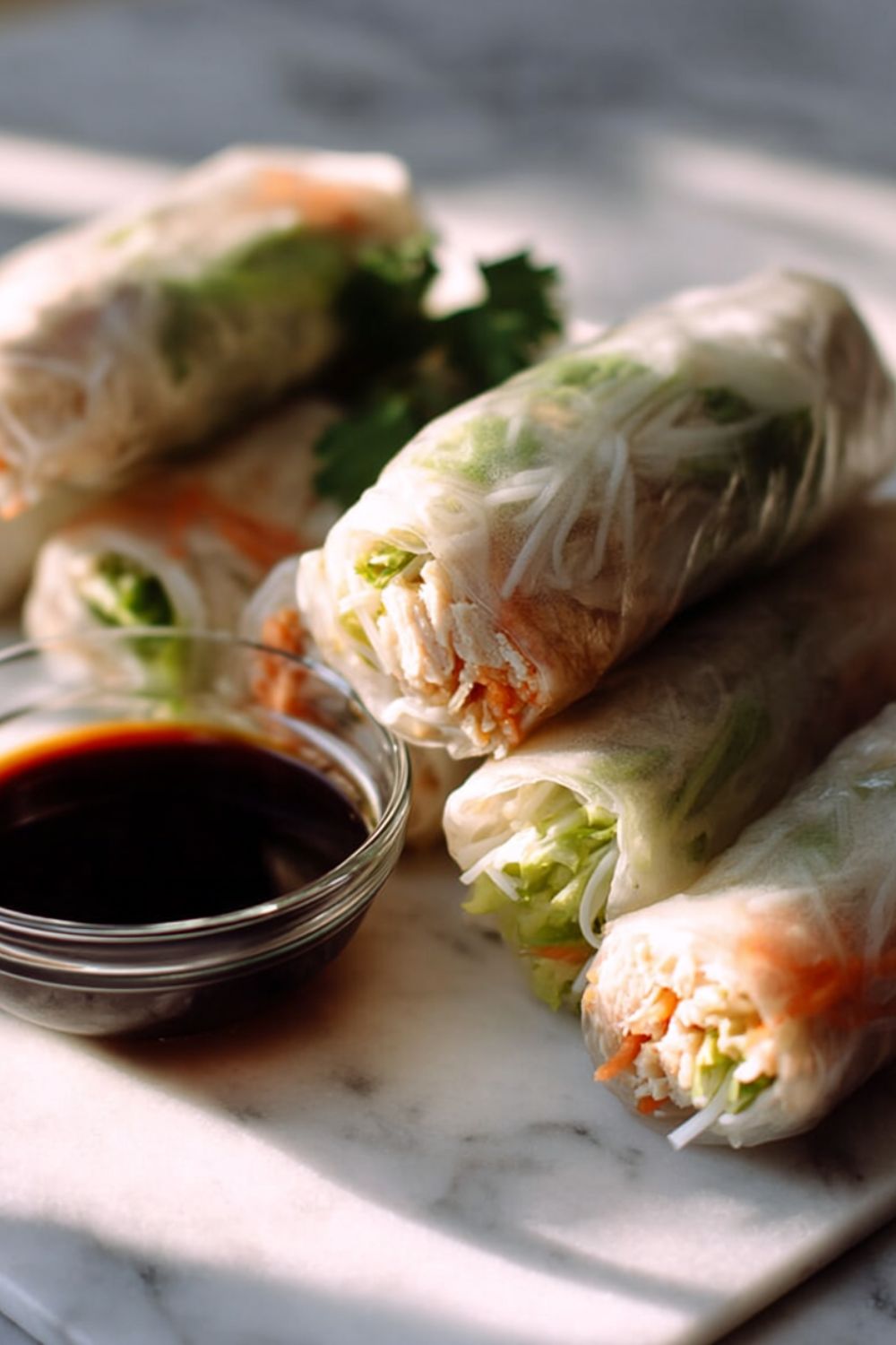 Leftover Turkey Spring Rolls Recipe - Marry Kitchen