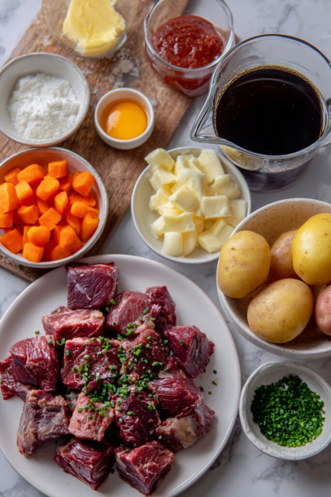 Steak and Potato Pie Recipe - Marry Kitchen