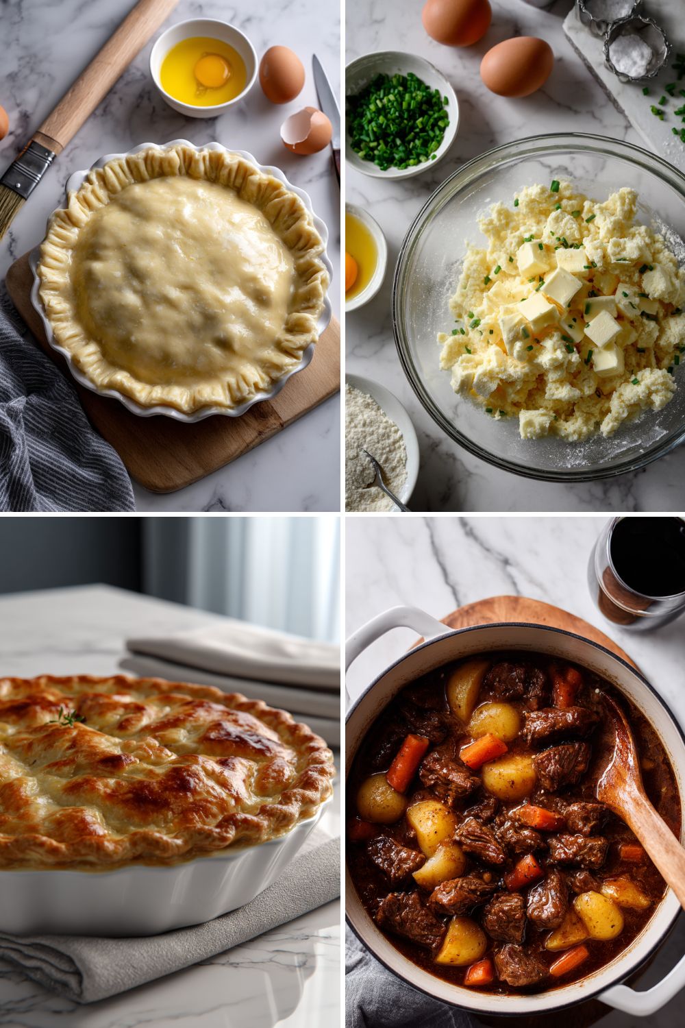 Steak and Potato Pie Recipe - Marry Kitchen