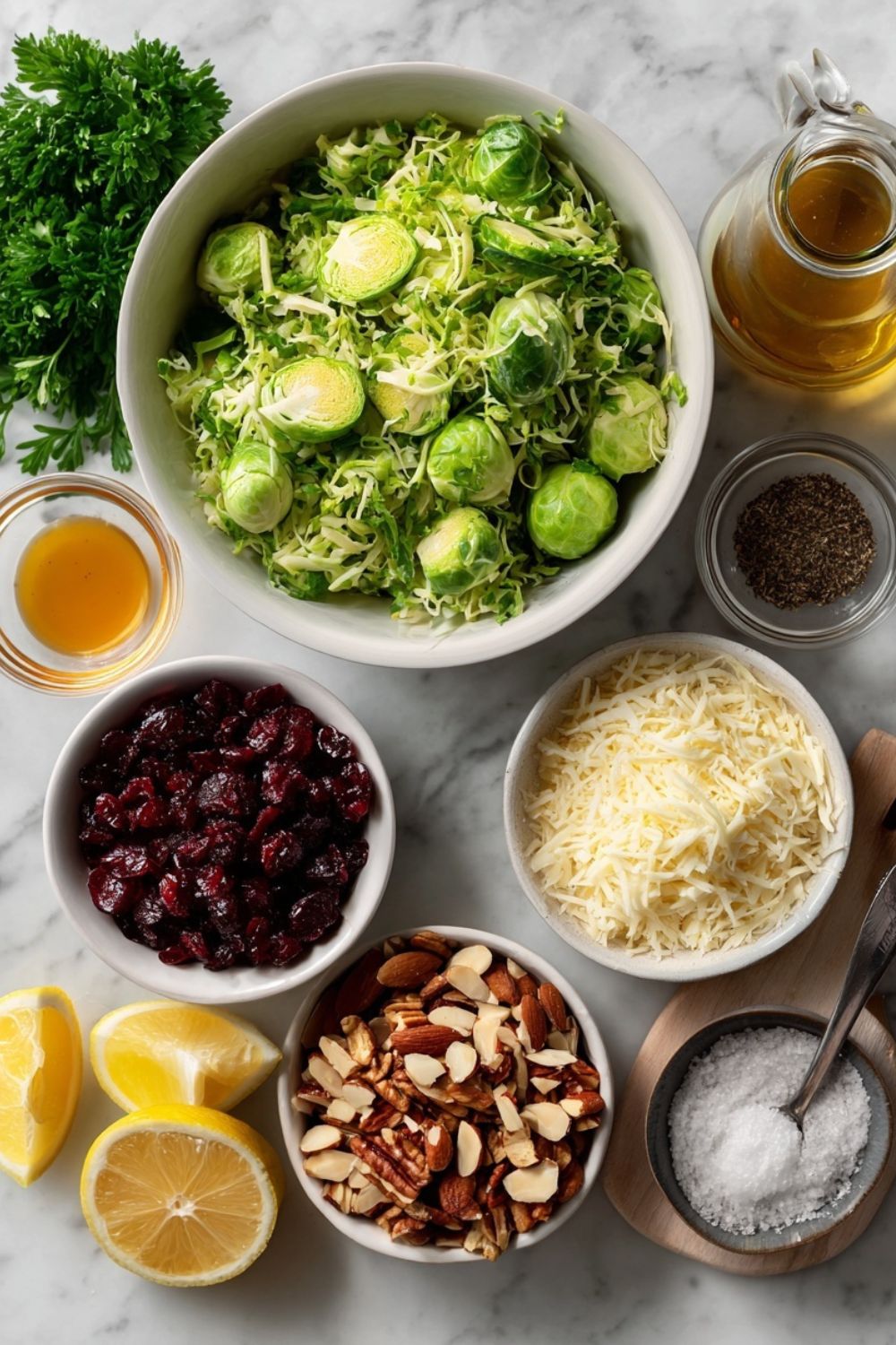 Shaved Brussels Sprout Salad Recipe - Marry Kitchen