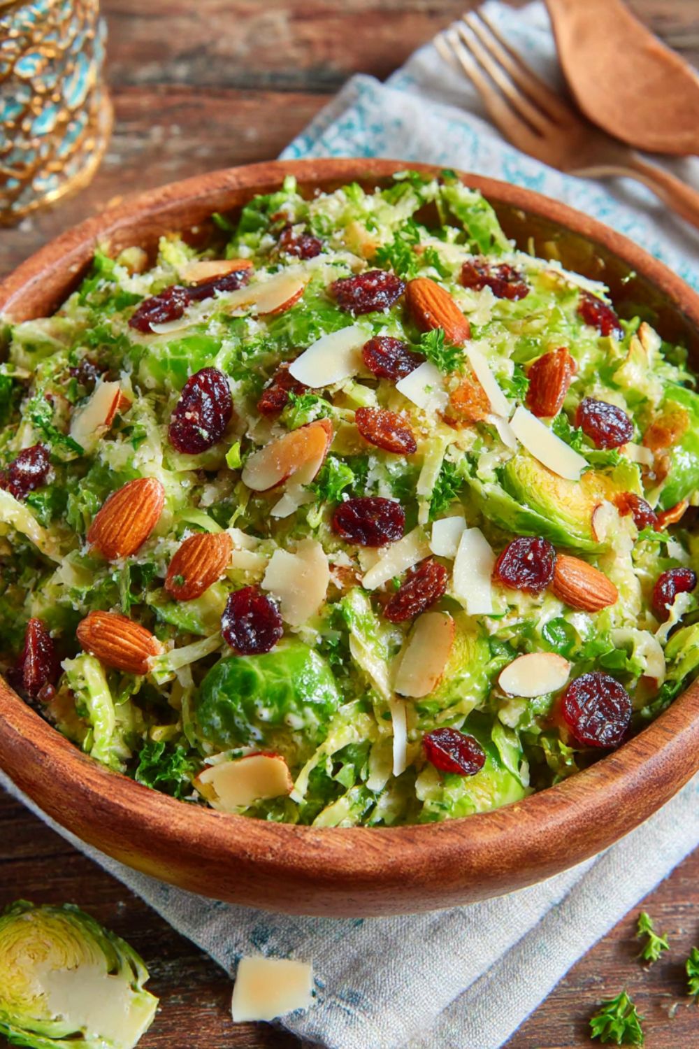 Shaved Brussels Sprout Salad Recipe - Marry Kitchen