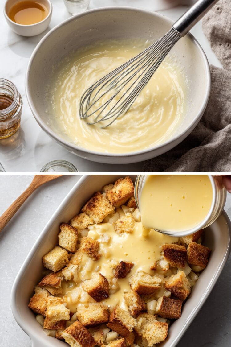 Apple Bread Pudding Recipe - Marry Kitchen