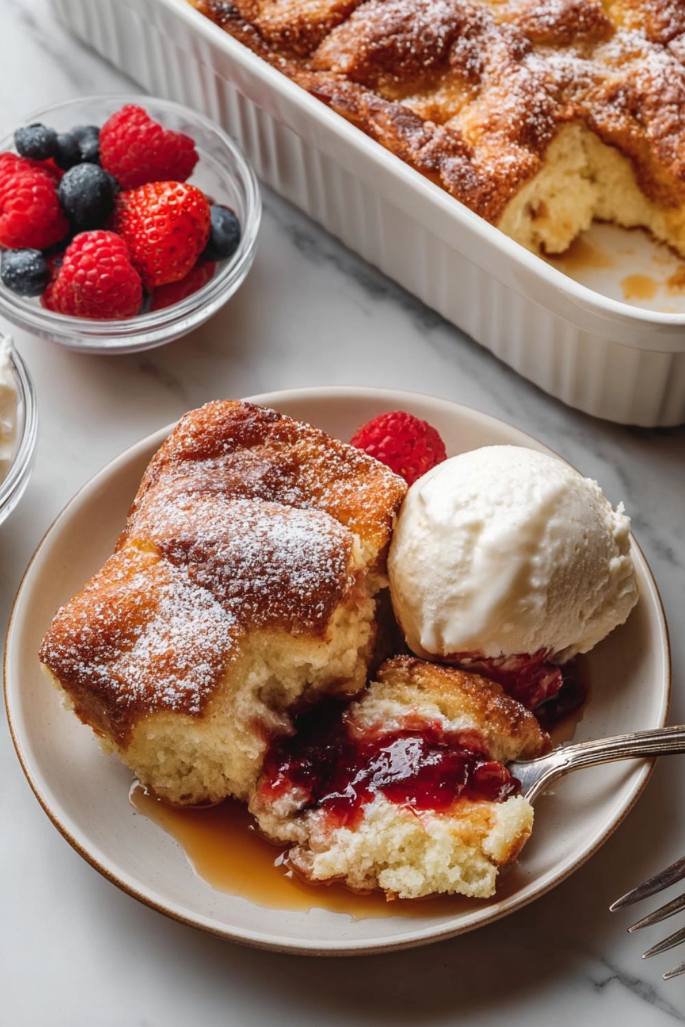 Doughnut Bread Pudding Recipe - Marry Kitchen
