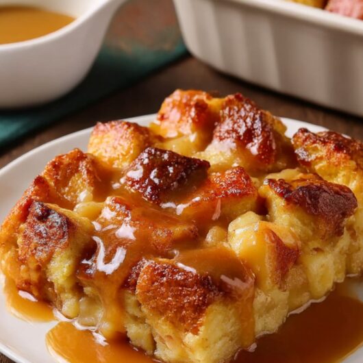 Doughnut Bread Pudding Recipe - Marry Kitchen