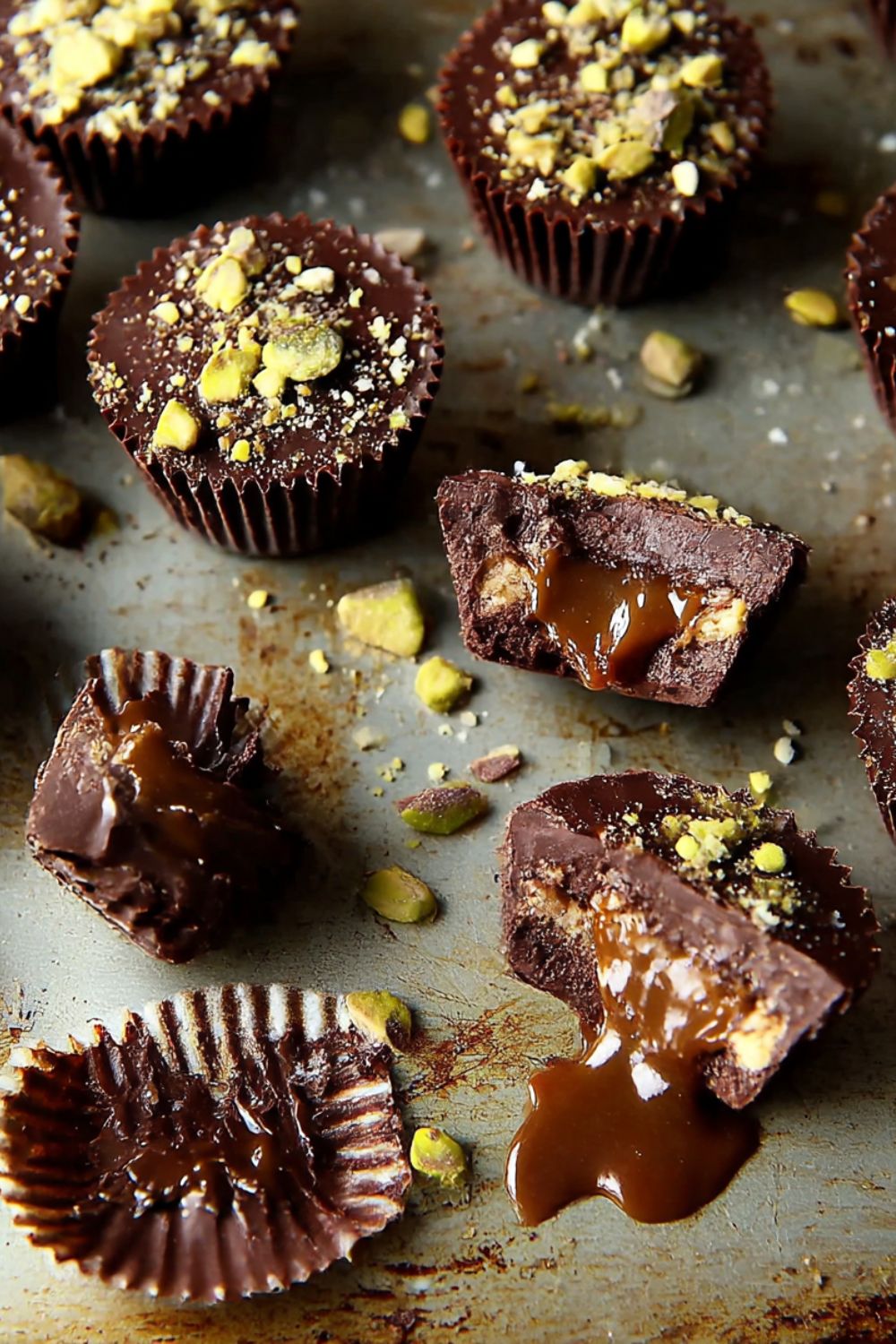 Chocolate Bourbon Caramel Cups Recipe - Marry Kitchen