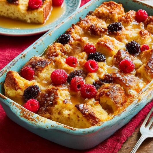 Doughnut Bread Pudding Recipe - Marry Kitchen
