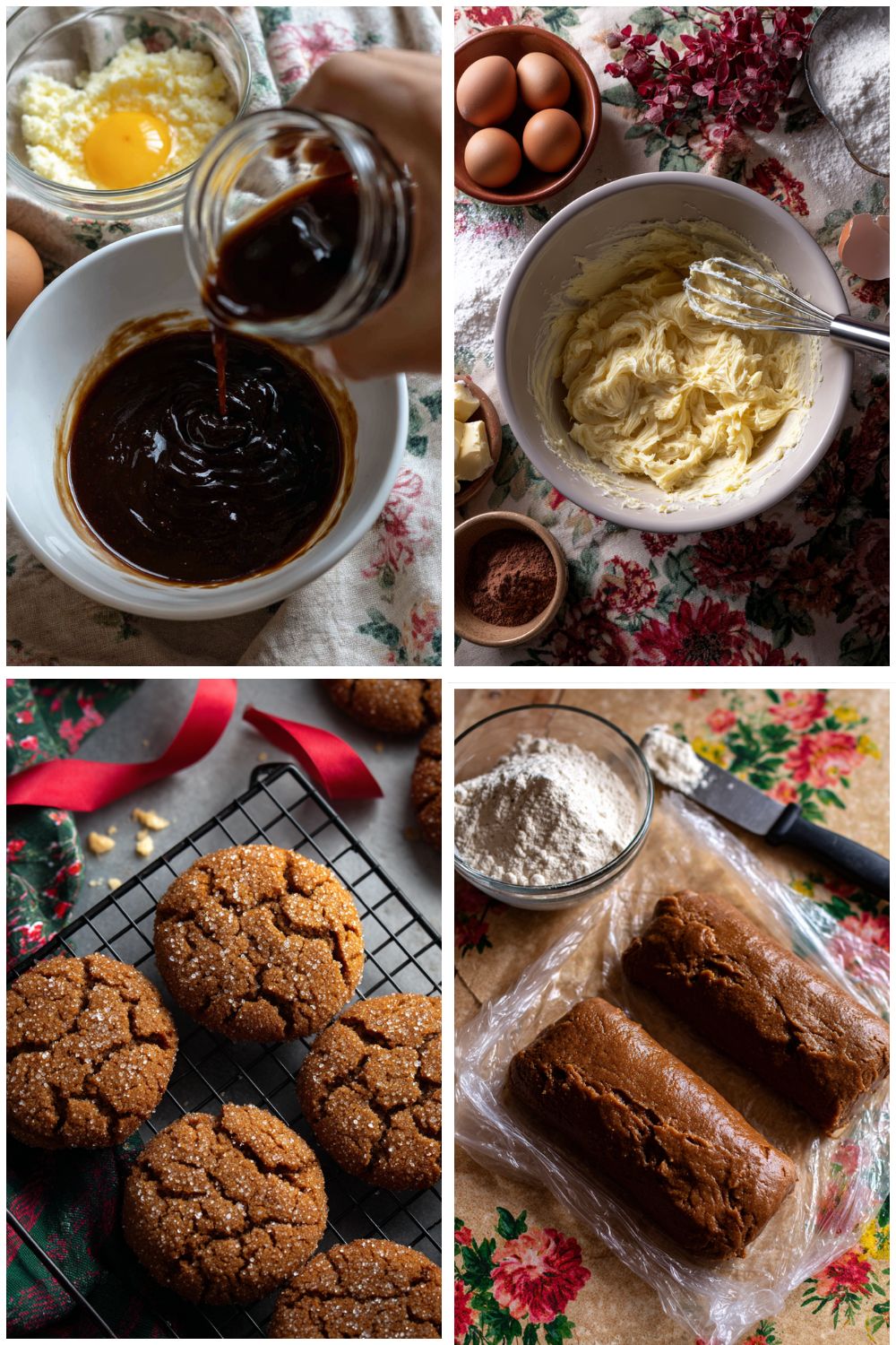 Gingerbread Slice-and-Bake Cookies Recipe - Marry Kitchen