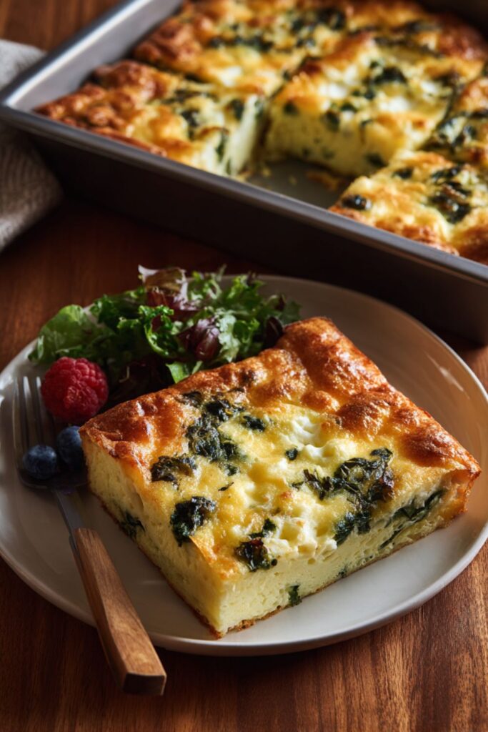 Spinach, Feta, and Sun-Dried Tomato Strata Recipe - Marry Kitchen