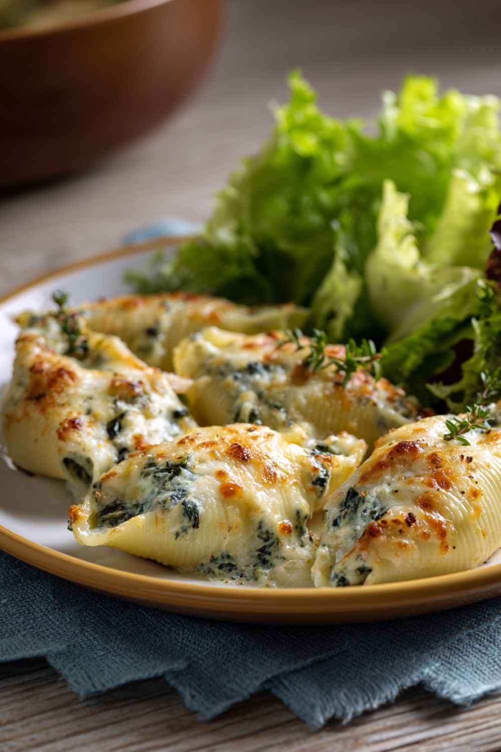Spinach and Mushroom Stuffed Shells Recipe - Marry Kitchen